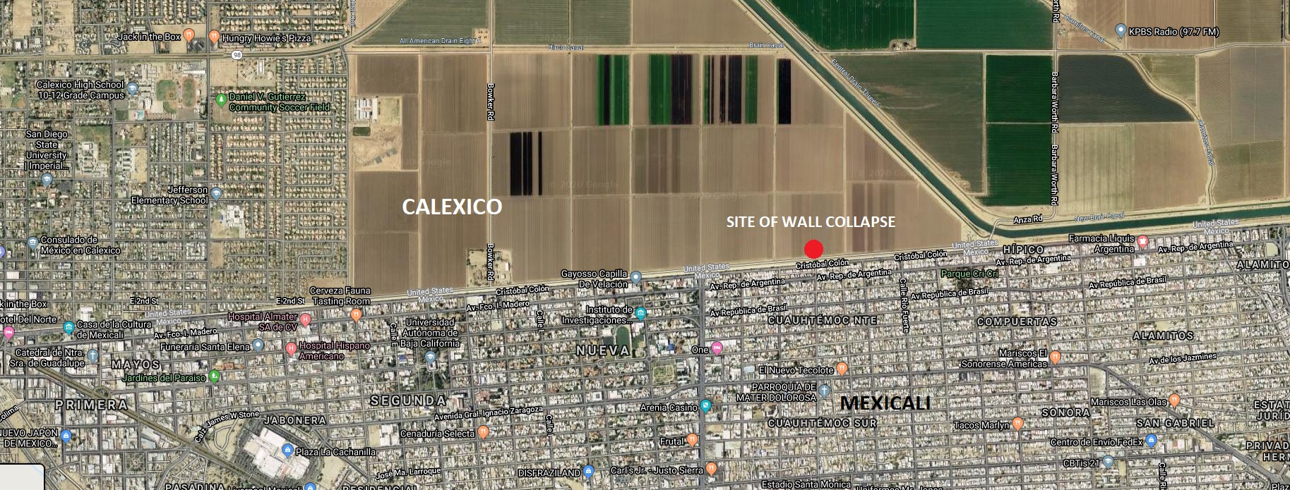 WALL-COLLAPSE-MAP – 北美新聞快報